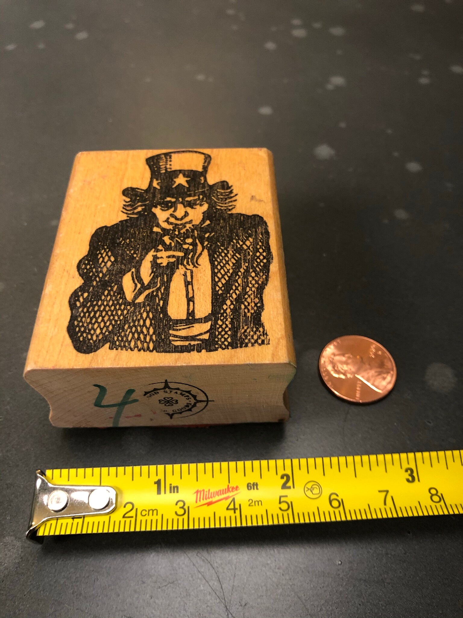 Vintage Rubber Stamp Rare Good Stamps Uncle Sam - Etsy