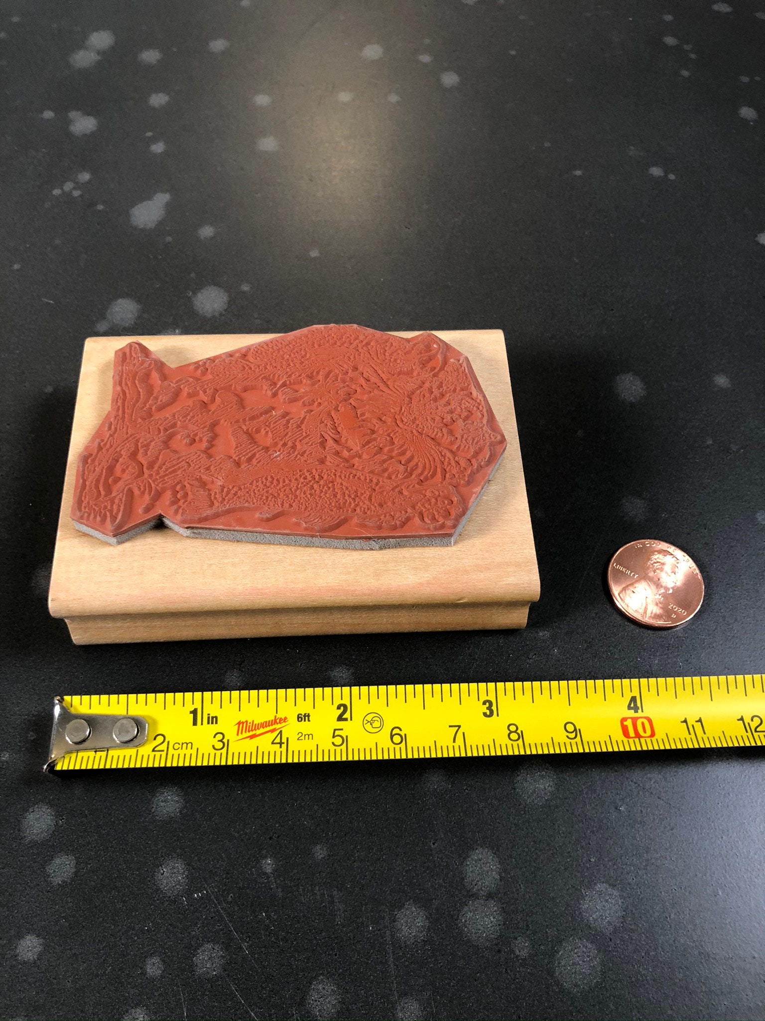 Vintage Rubber Stamp Rare Portfolio Wiley Fisher Cat - Etsy