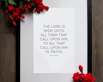 Psalm 145 Print - Etsy