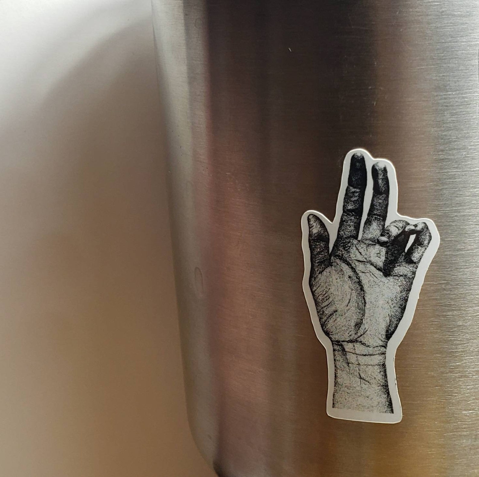 Hand Sticker 1 x 2 Waterproof | Etsy