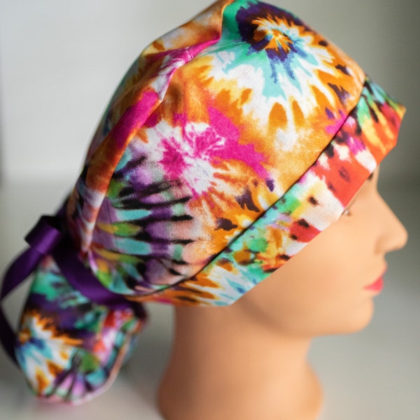 Ponytail Scrub Hat - Etsy