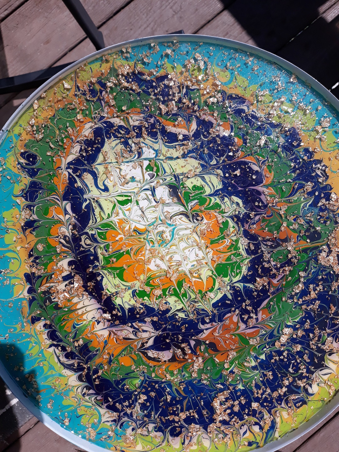 Tri-pod Epoxy Resin Table - Etsy