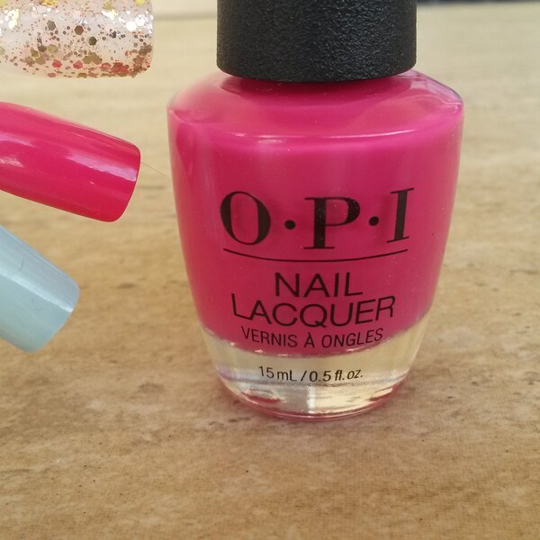 Pink Orange Nail Polish - Etsy