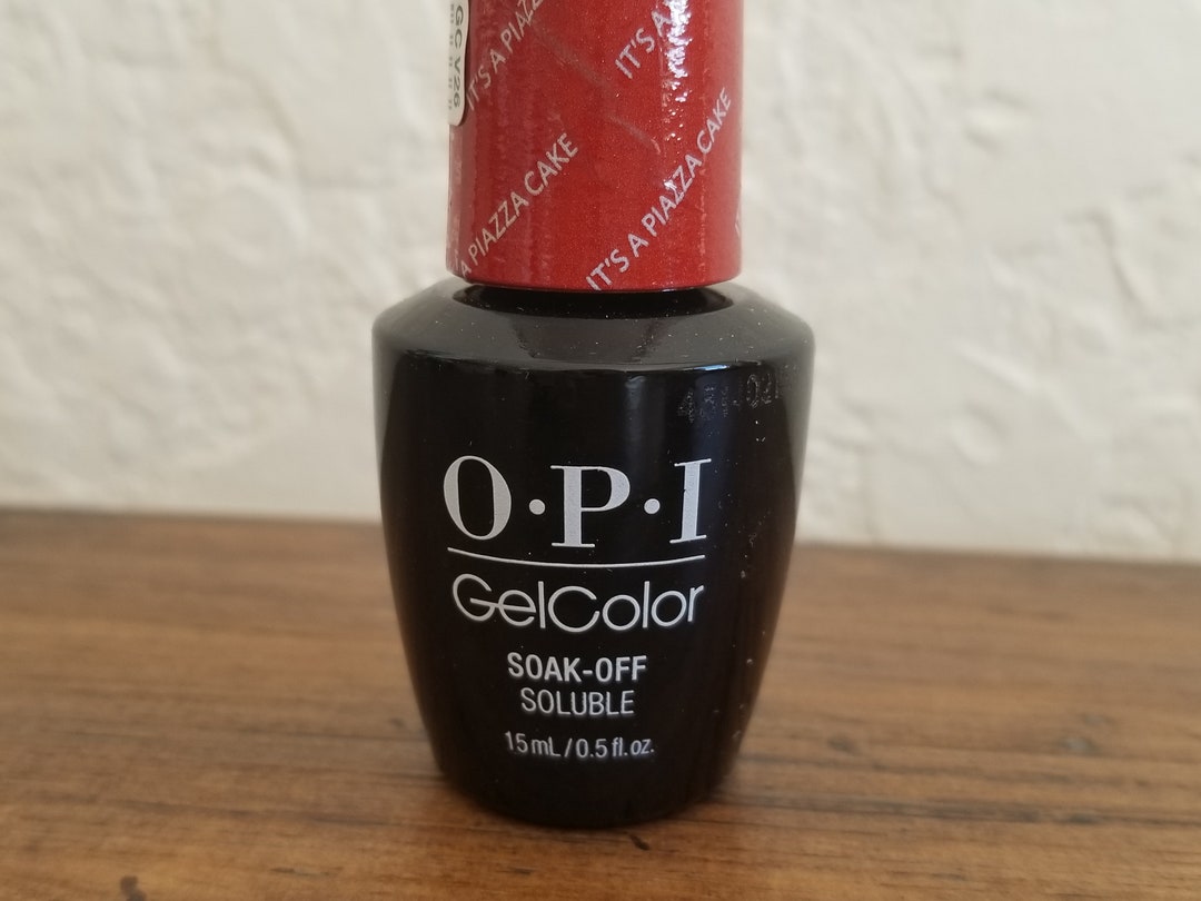 It's A Piazza Cake OPI Gel Polish GC V26 Venice Rust Orange New Manicure Pedicure Nail Art Gift ...