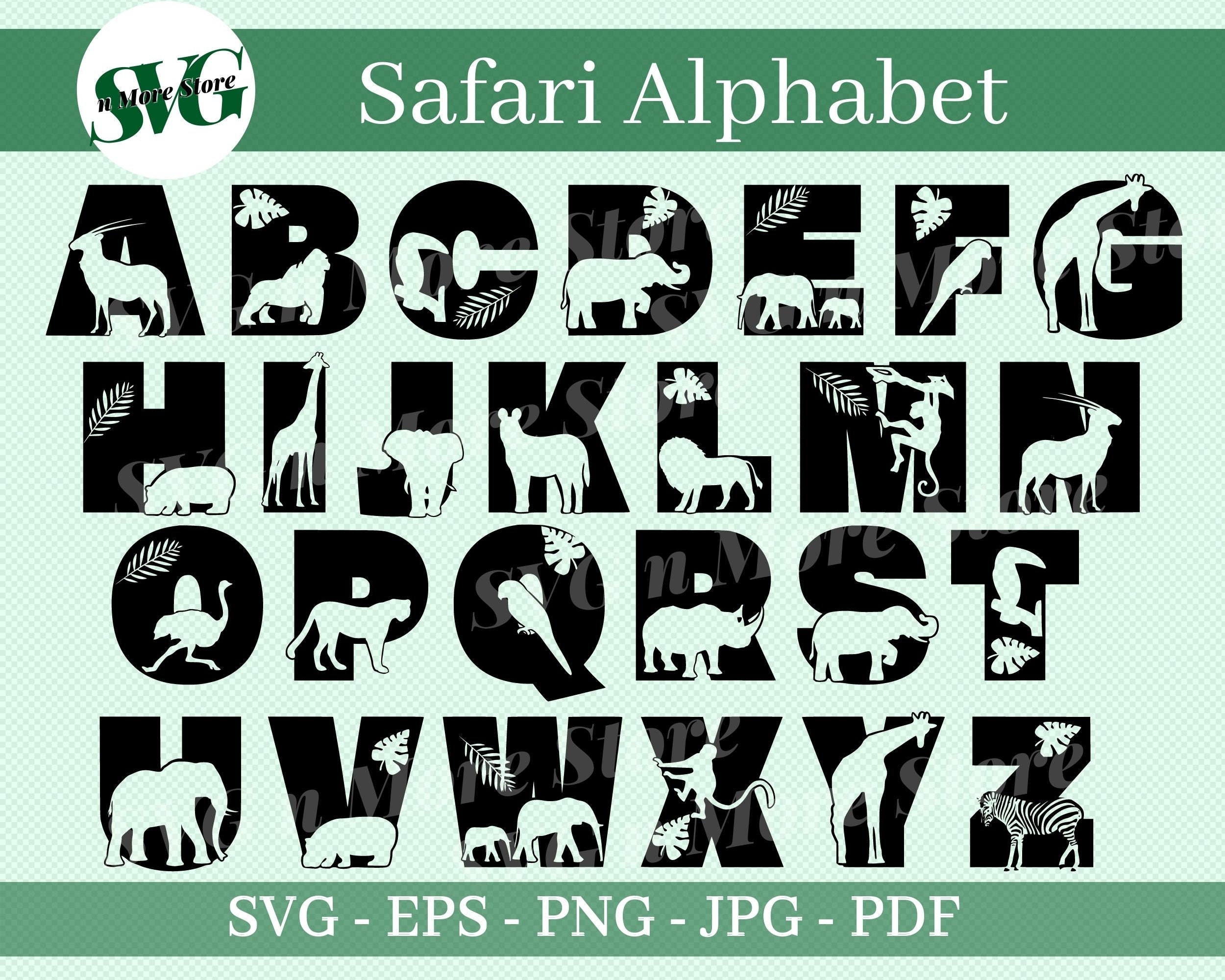 Jungle Alphabet Cross Stitch at Alberto Vargas blog