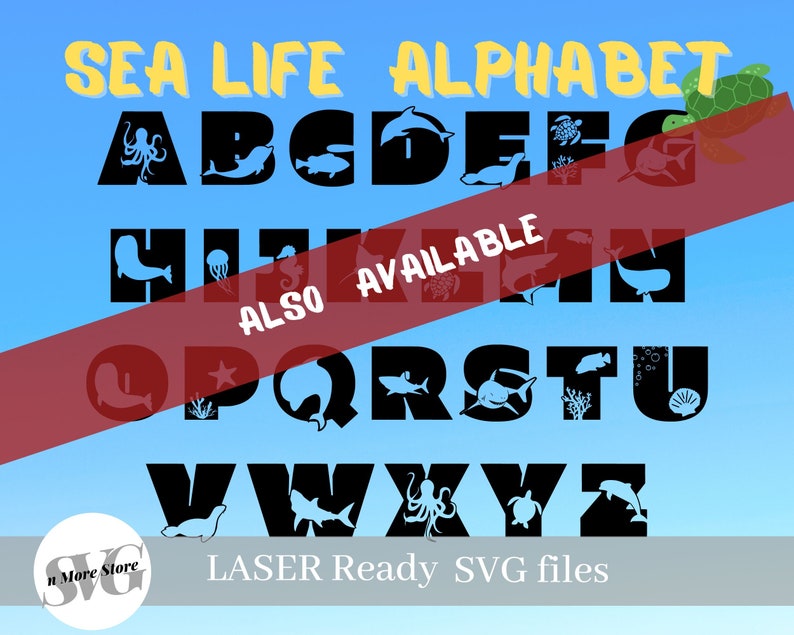 Jungle Alphabet SVG PNG EPS Jpg Pdf Safari Alphabet Safari - Etsy