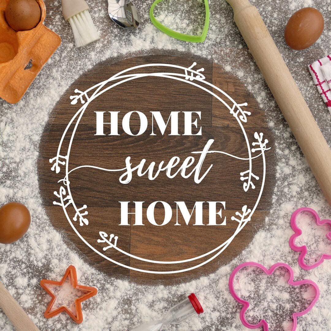 Farmhouse Kitchen Decor SVG - Home Sweet Home Gift Svg - Etsy