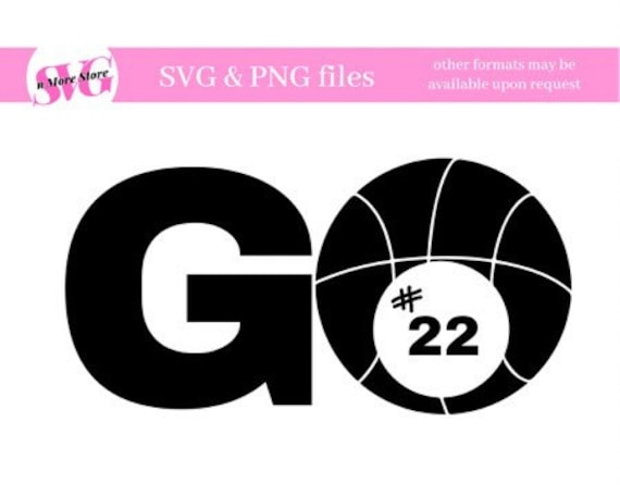 Basketball Number SVG PNG | Etsy