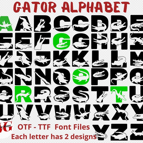 Gators Font - Etsy