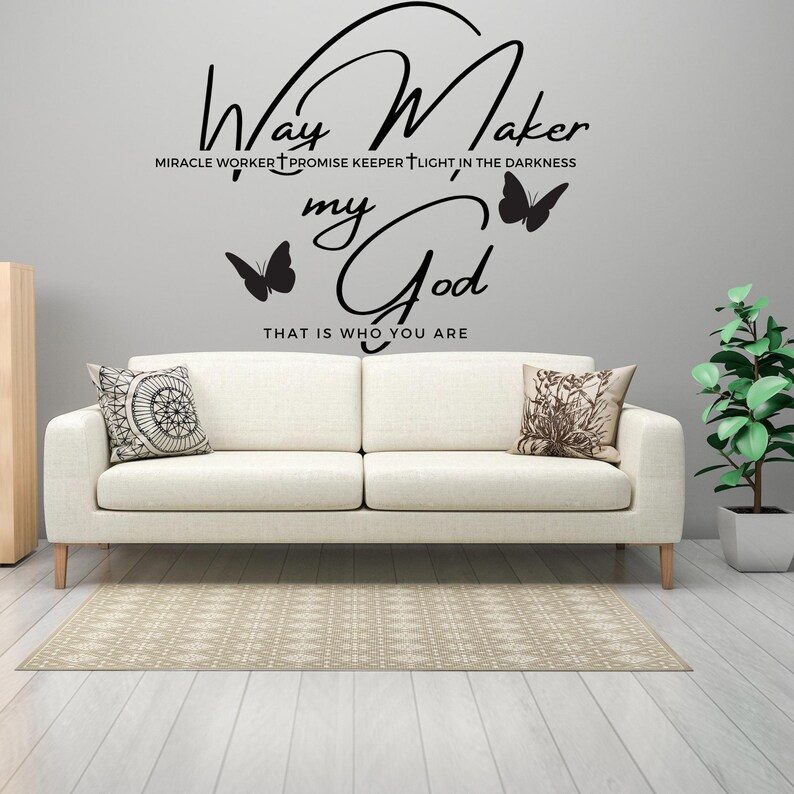 Way Maker SVG Waymaker Prayer with butterflies Waymaker | Etsy