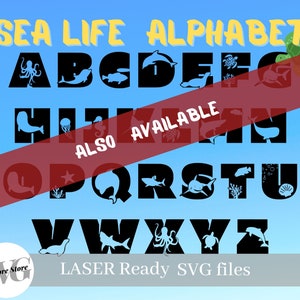 Shark Alphabet Bundle SVG PNG, Shark Birthday ABC Alphabet, Shark ...