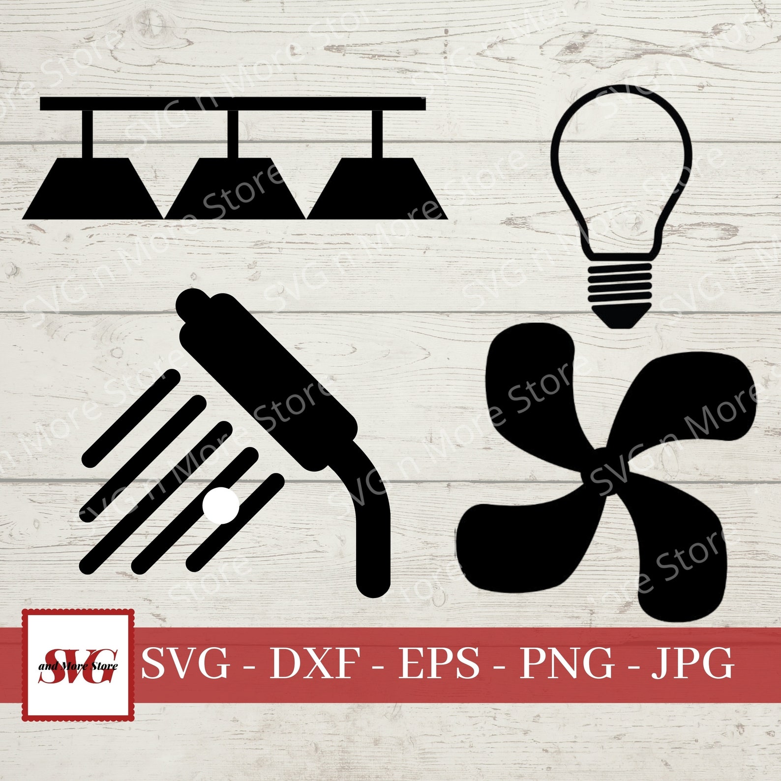 SVG 8 Light Switch Labels Options / Outlet Labels / You Can Make Light ...