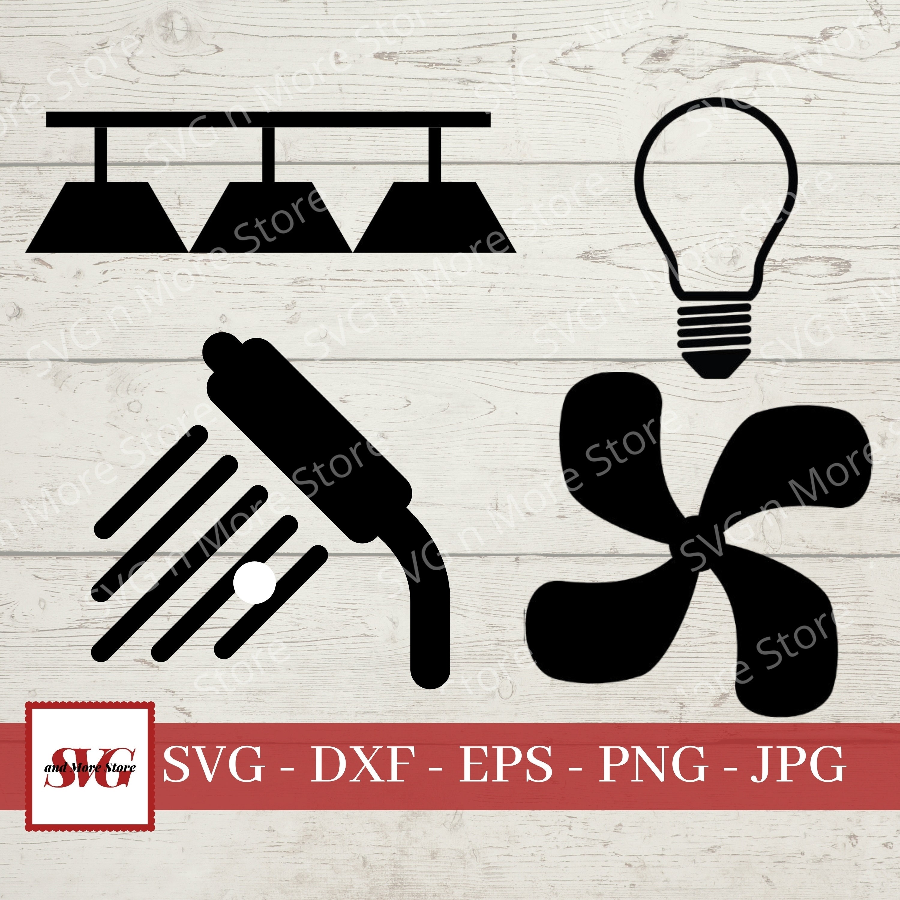 SVG 8 Light Switch Labels Options / Outlet Labels / You Can Make Light ...