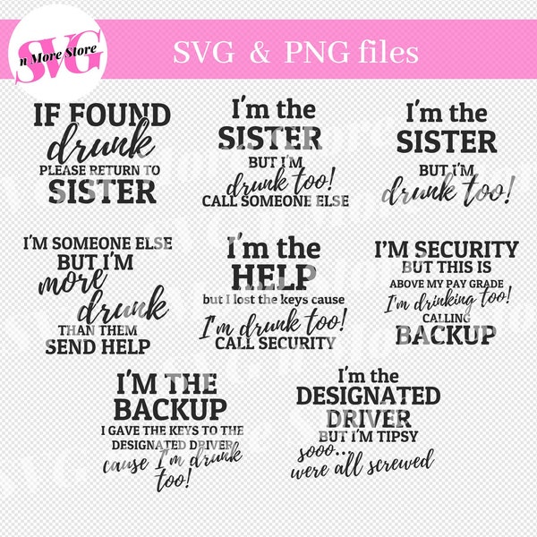 Drunk People Svg - Etsy