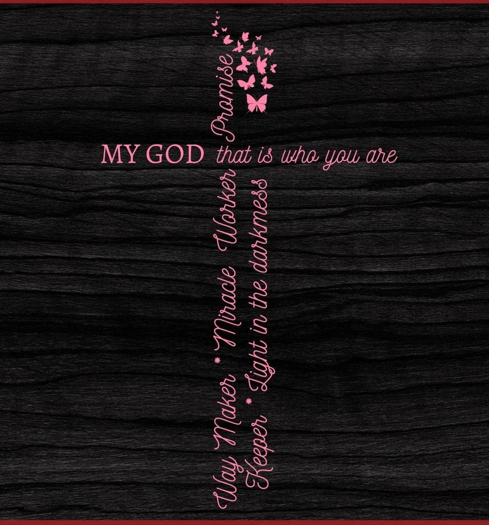 Waymaker Cross SVG - Way Maker Miracle Worker Promise Keeper Light in ...