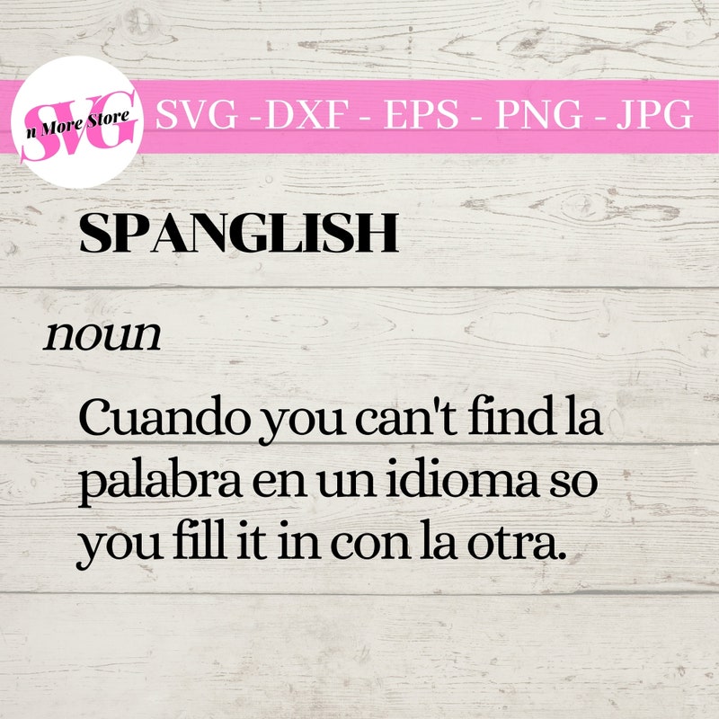 Spanglish - Etsy