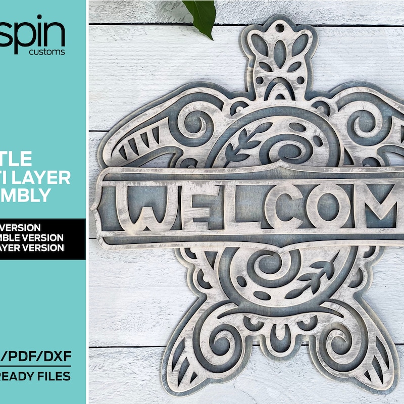 Turtle Door Sign Svg - Etsy
