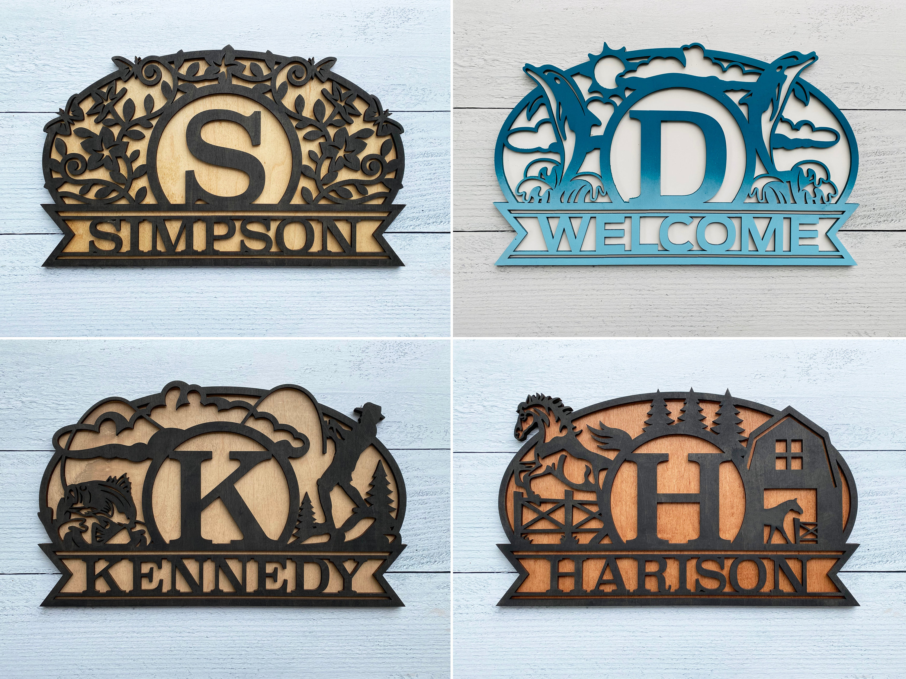 Oval Monograms Master Bundle 19 Designs Laser Ready Cut - Etsy