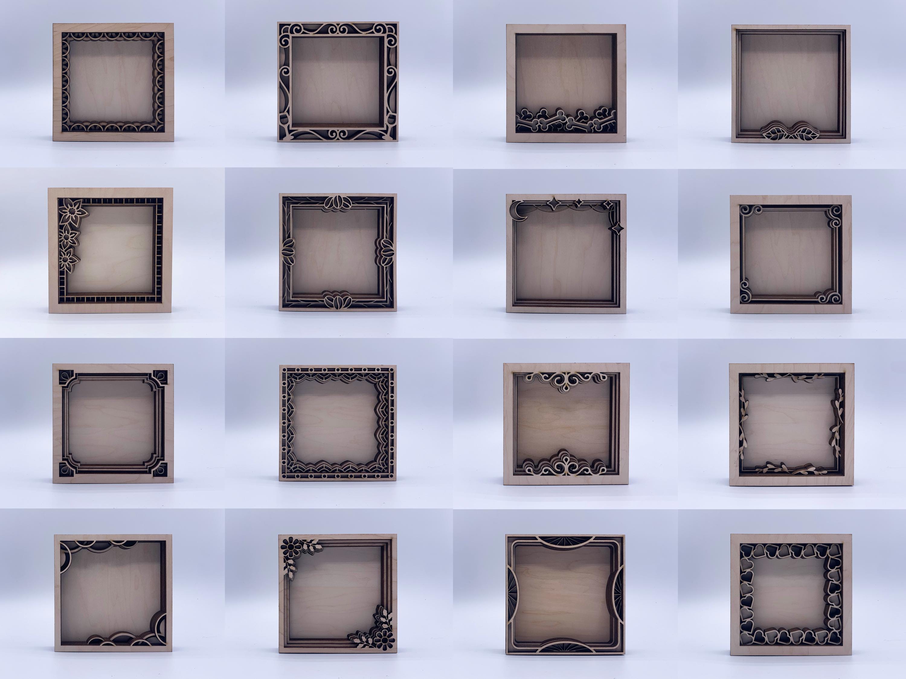 Box Stands - 40 Designs - Laser Ready Files - Glowforge and Lightburn ...