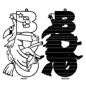 SMASHED WITCH "boo" Sign - Halloween - Laser Ready File - Glowforge and ...