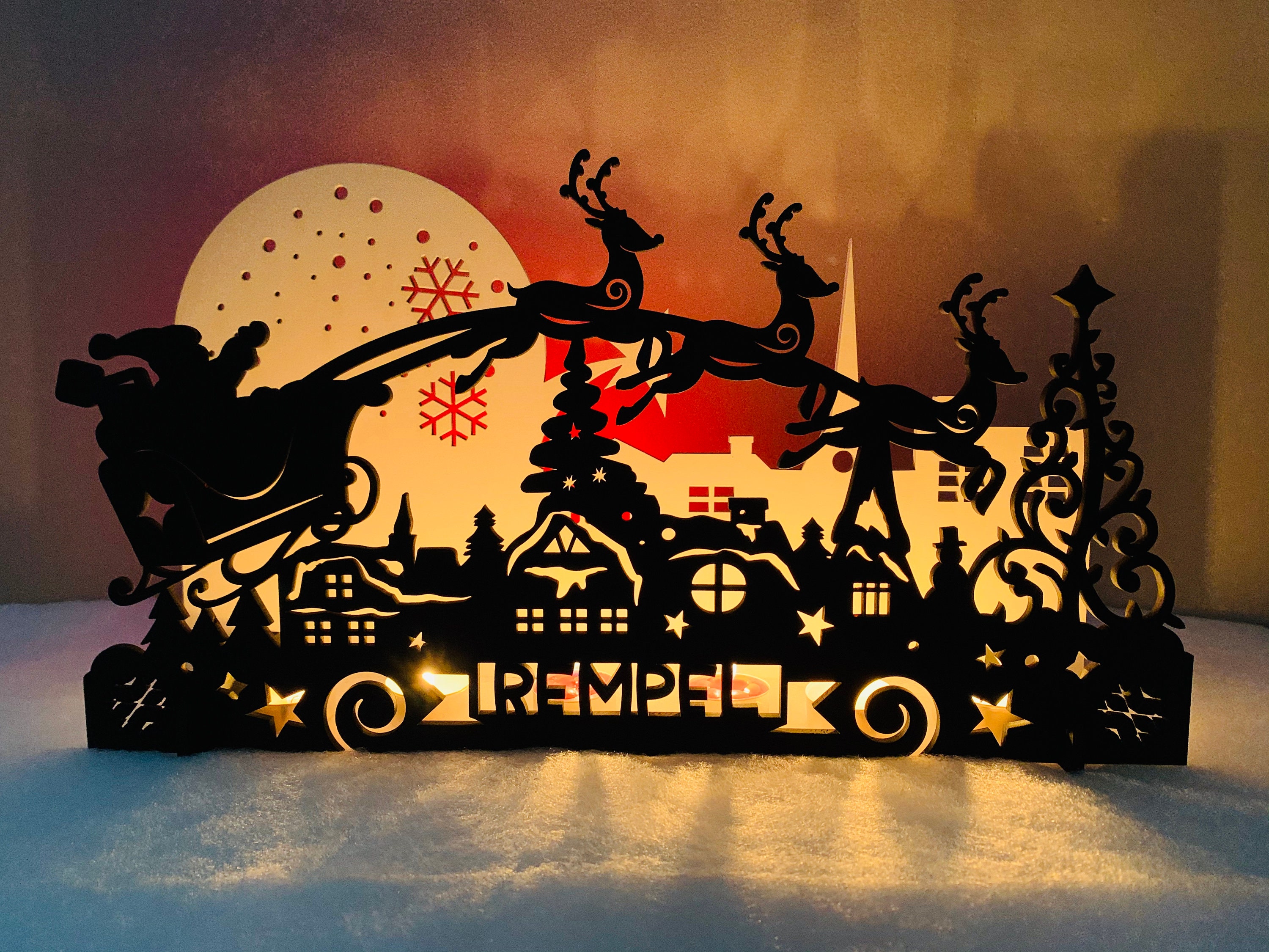 Christmas Frame Set Laser Ready Files Digital Files SVG - Etsy