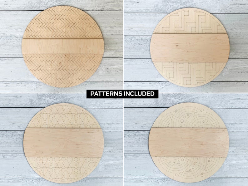 Assemble Round Blanks With 8 Different Patterns for Mix and - Etsy