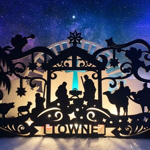 Nativity Frame Set - Laser Ready Files - Digital Files - SVG ...