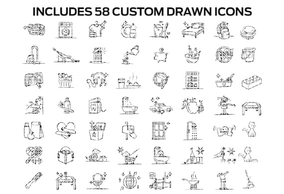 Chore Chart Icons