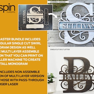 Master Bundle - Multi Layer Monogram Assembly and Single Cut New ...