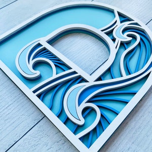 Wave Letters - Options for Different Layers - Laser Cut Files ...