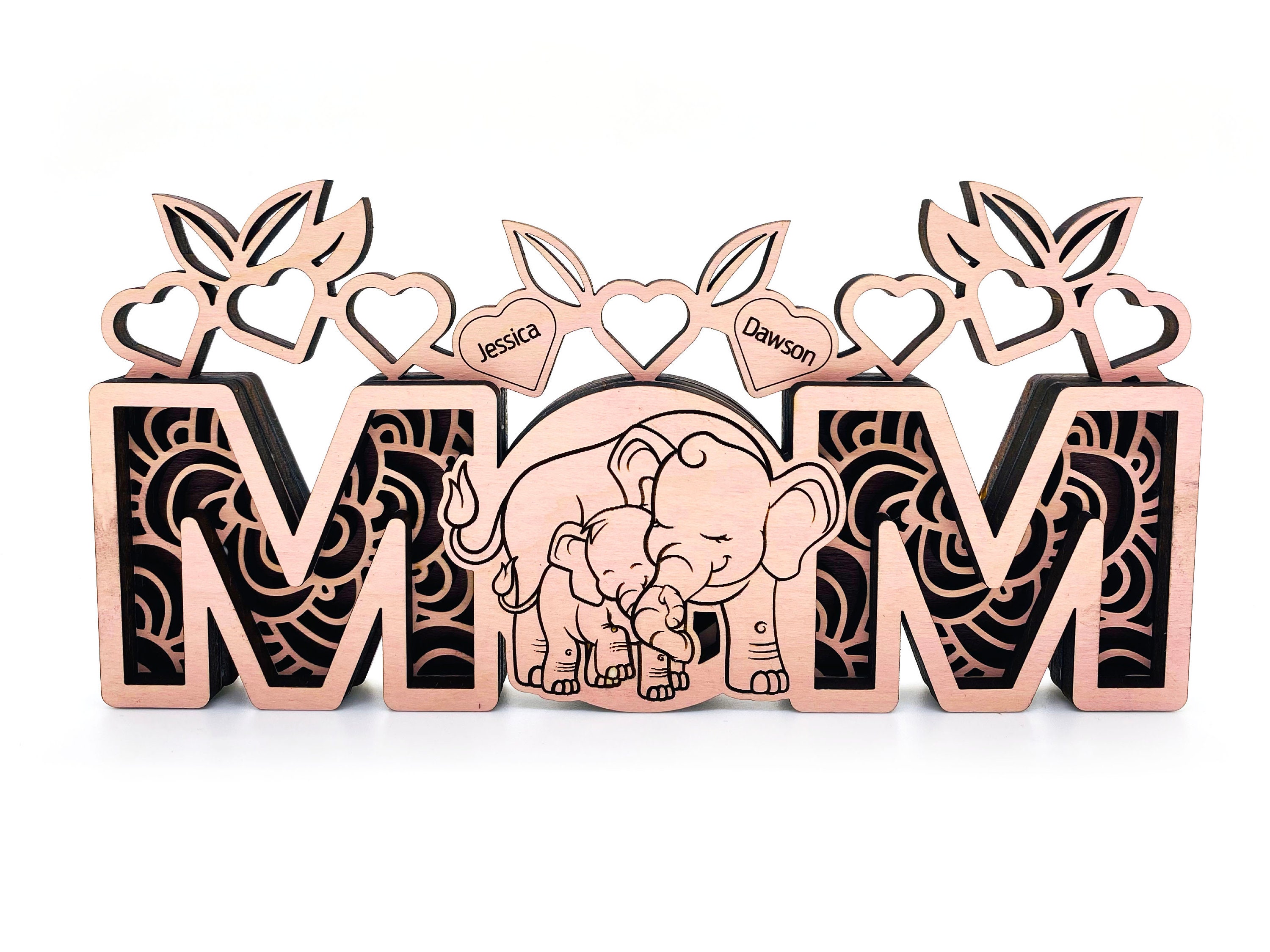 Layered Mom Stands - SVG Laser Ready Files - 9 Options - 99 Total Files ...