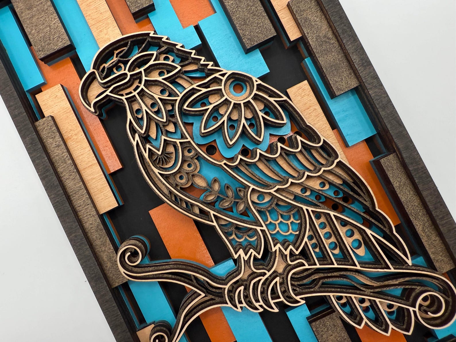 Layered Eagle Sign - Laser Ready File - All Lasers - Etsy