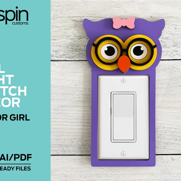 Owl Switch Plate - Etsy