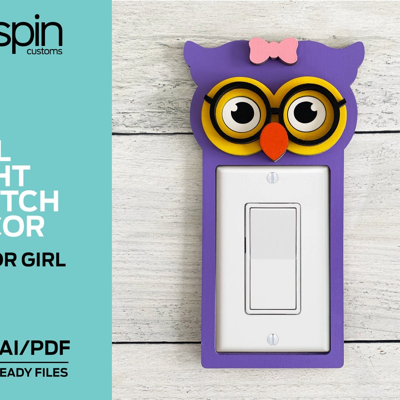 Owl Switch Plate - Etsy