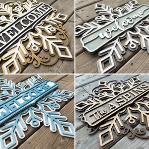 Snowflake Signs & Ornaments - Includes Assemble Version - Laser Cut ...