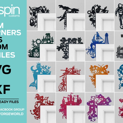 Trim Corners Plants Bundle 9 Files SVG/AI/DXF Laser - Etsy