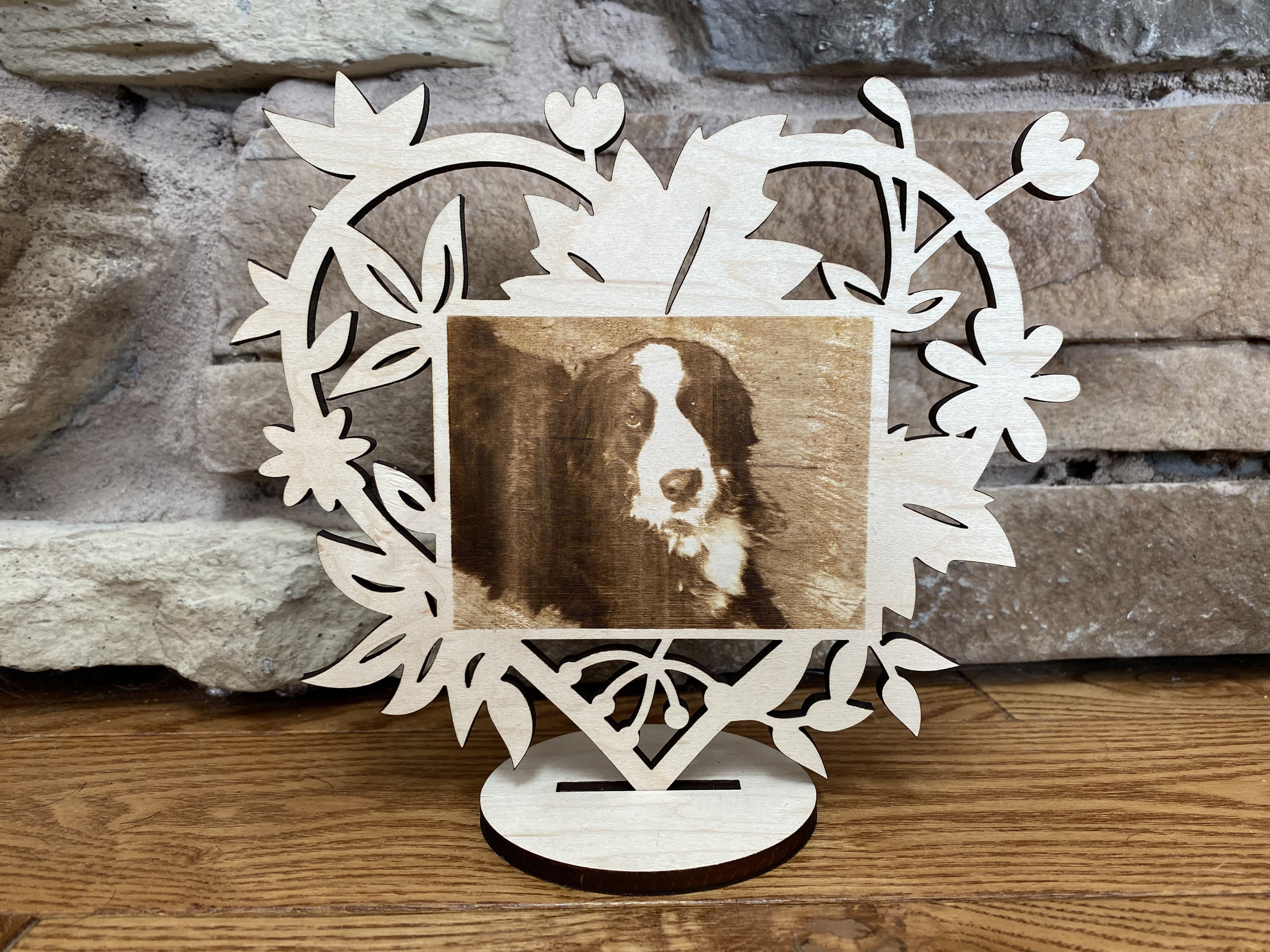 Heart Stands With Engrave Area Laser Ready File Glowforge - Etsy