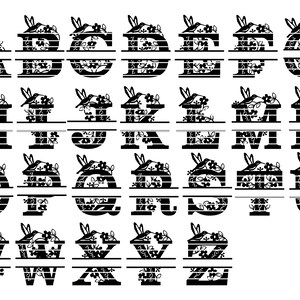 Hummingbird Split Letter Monogram - Laser Ready File - Glowforge and ...