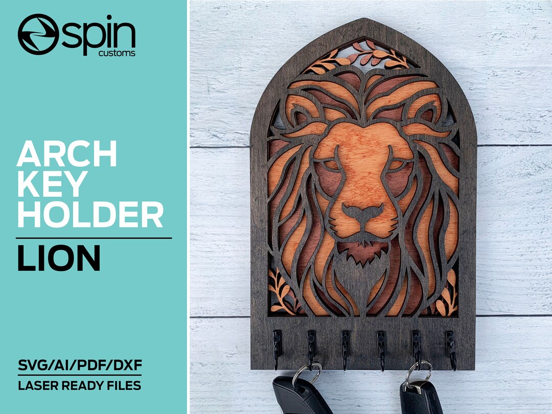 Lion Arch Key Hanger or Decor - Laser Ready File - Glowforge and All ...