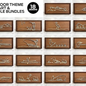 BUNDLE #2 - Line Art Signs - 102 Designs - Glowforge and Lightburn ...