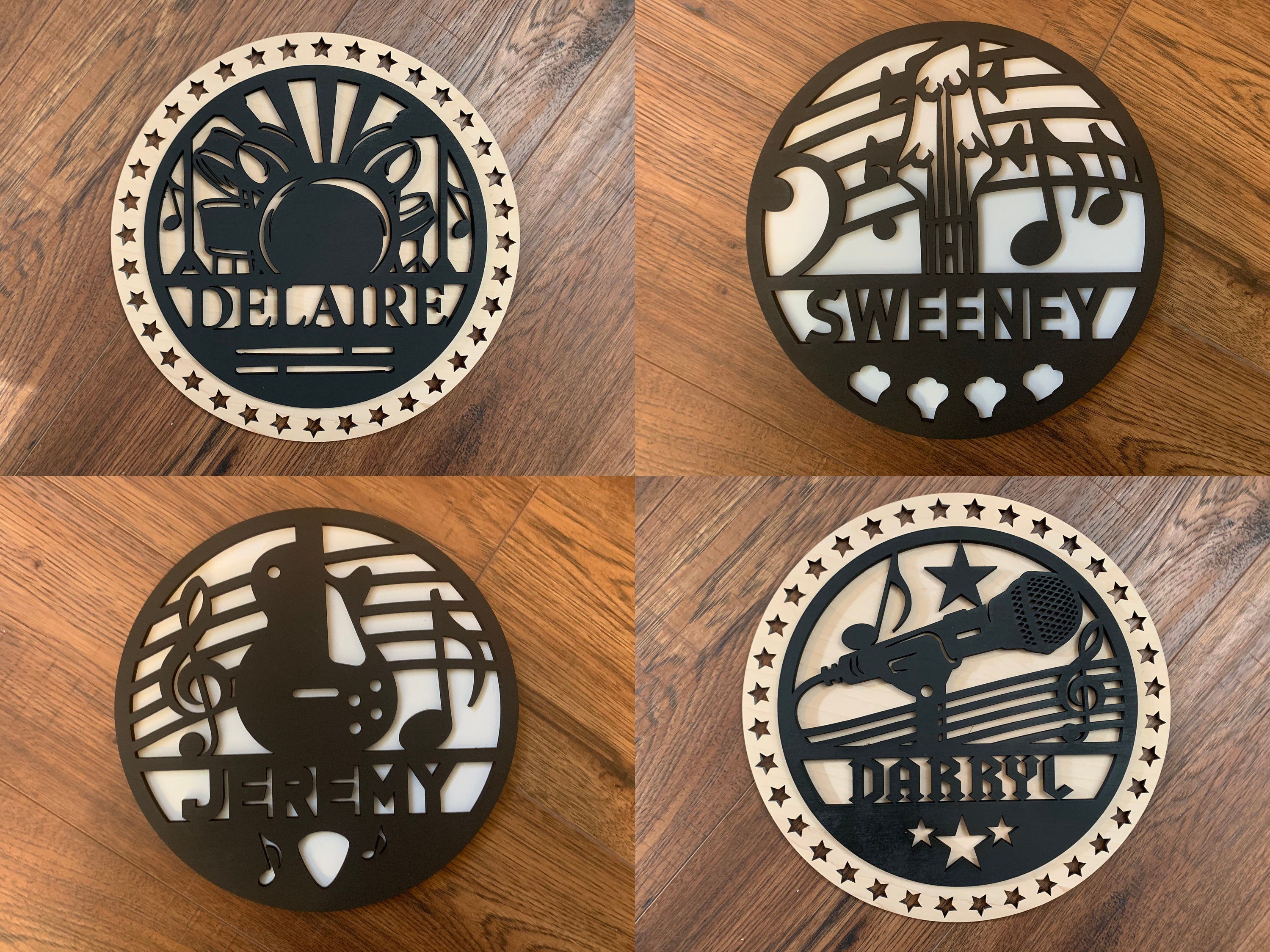 Music Rounds Bundle 10 Laser Ready Digital Files SVG - Etsy