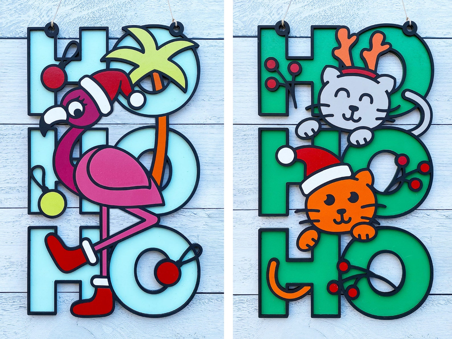 Master Bundle HO HO HO Signs 16 Designs Christmas - Etsy