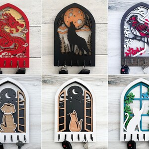 Master Bundle - Arch Key Hangers - 45 Designs Included - Laser Ready ...