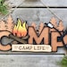 Camping Bonfire Sign Easy Finish Laser Cut File Glowforge and All ...