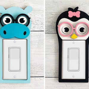 Master Bundle - Zoo Animal Light Switch Decor - 15 Designs - Laser ...