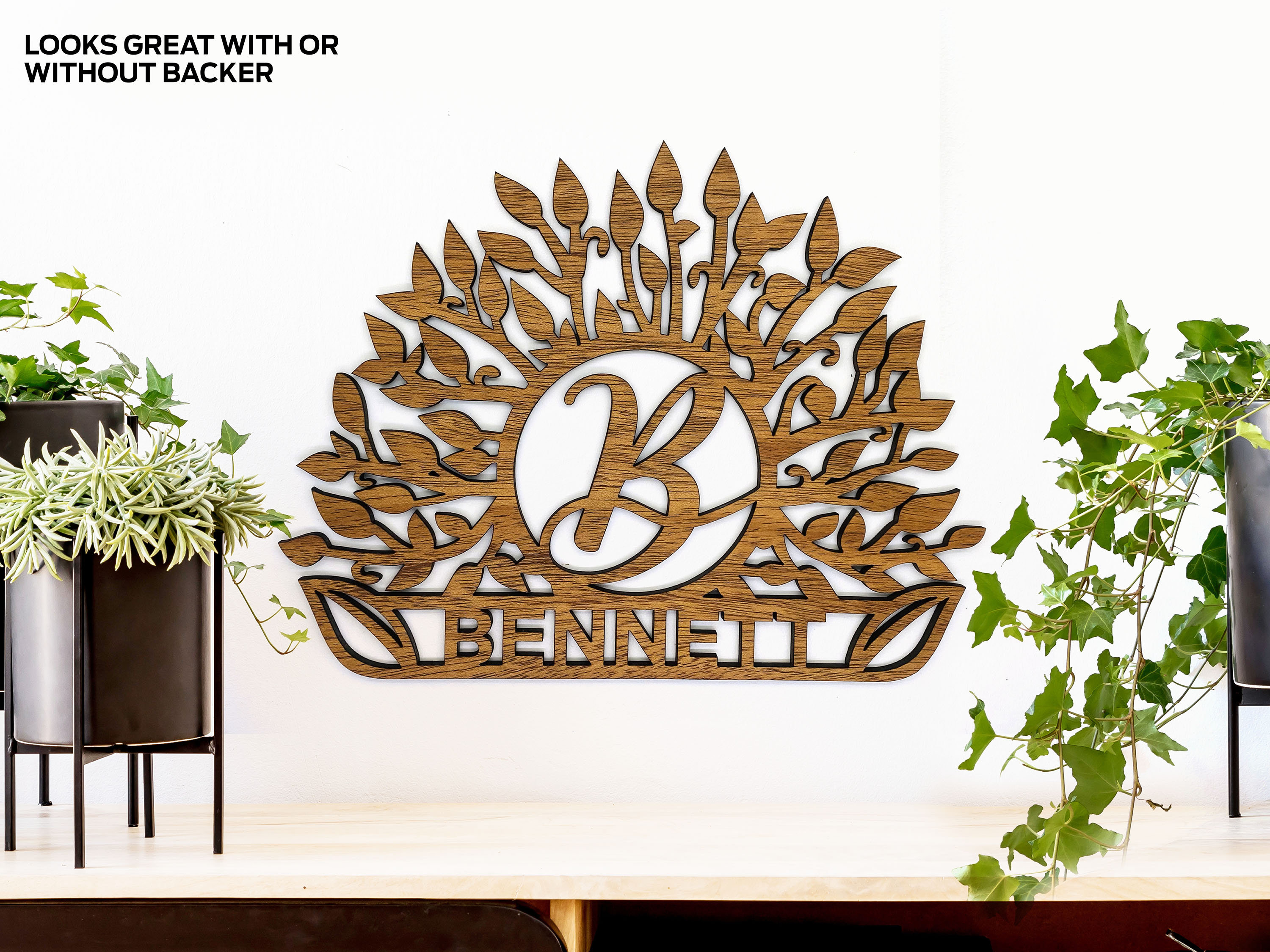 Tree of Life Monogram 1 Bundle 1 SVG Laser Ready File | Etsy