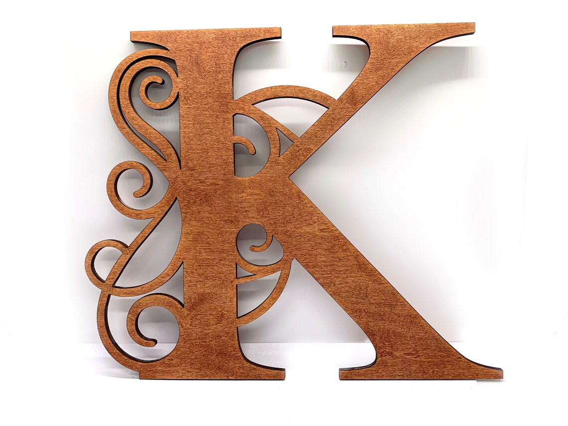 Swirl Letter Set Full Alphabet Digital Cut File SVG | Etsy