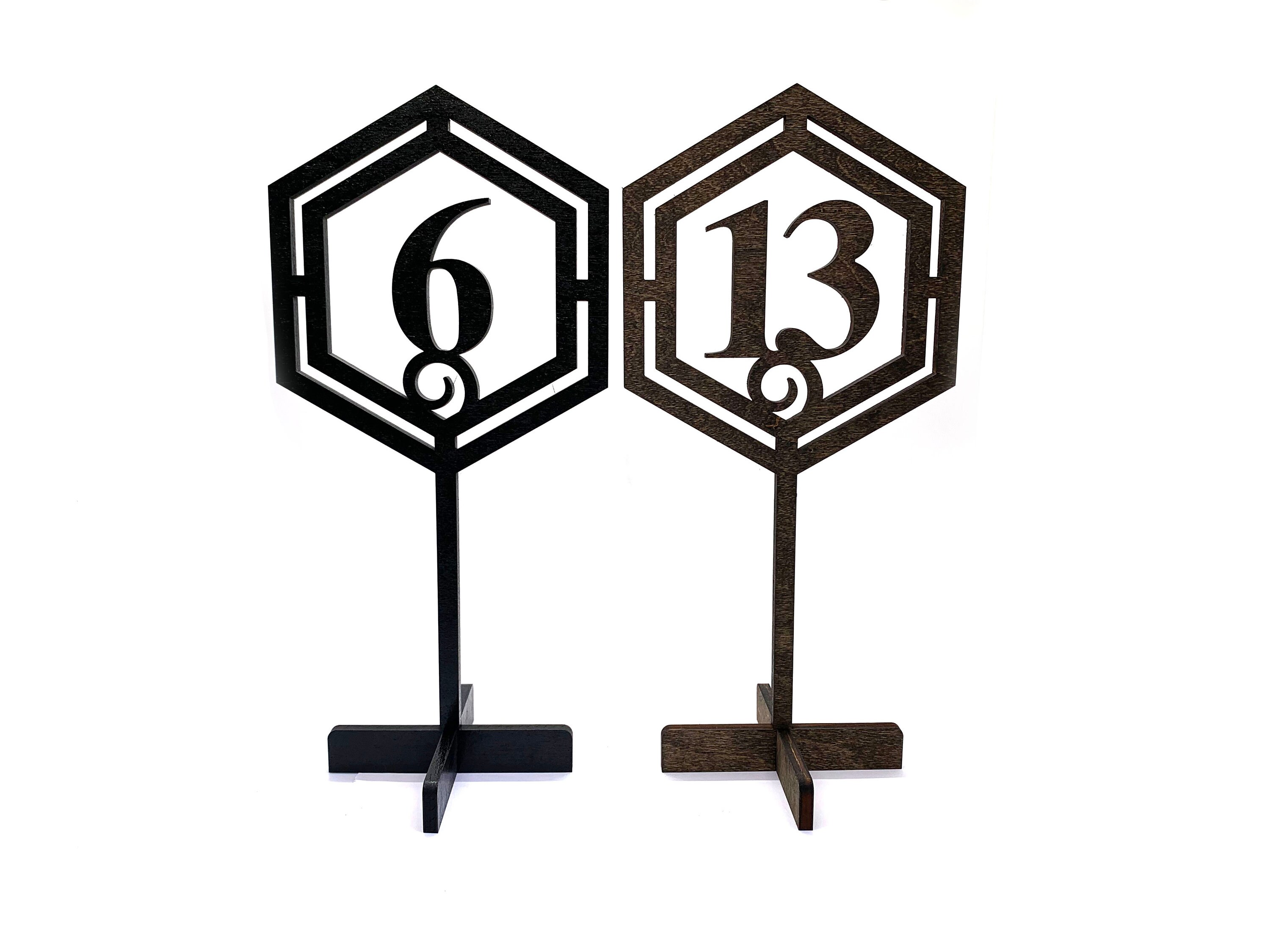 Table Number Sign Stands - Wedding - Party - Digital File Only -SVG - Etsy