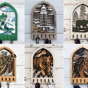 Master Bundle - Arch Key Hangers - 45 Designs Included - Laser Ready ...