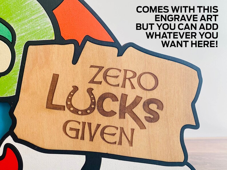 St. Patrick's Day Sassy Leprechaun Stand - Laser Cut File - Glowforge ...